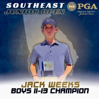 Weeks wins again on PGA Georgia Section Junior Tour : Prep Sports Report